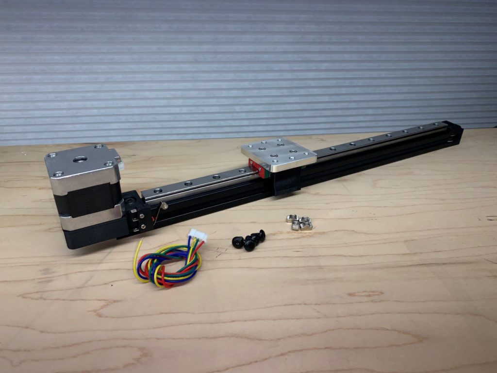 Linear Stage Actuator Slide 300mm(11.8″) Travel – Stepper Motor – vBotTech