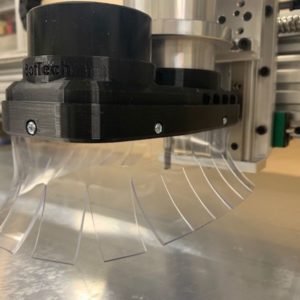 CNC Router | Dust Hood/Boot/Shoe | with Clear Skirt for Makita RT0701C ...
